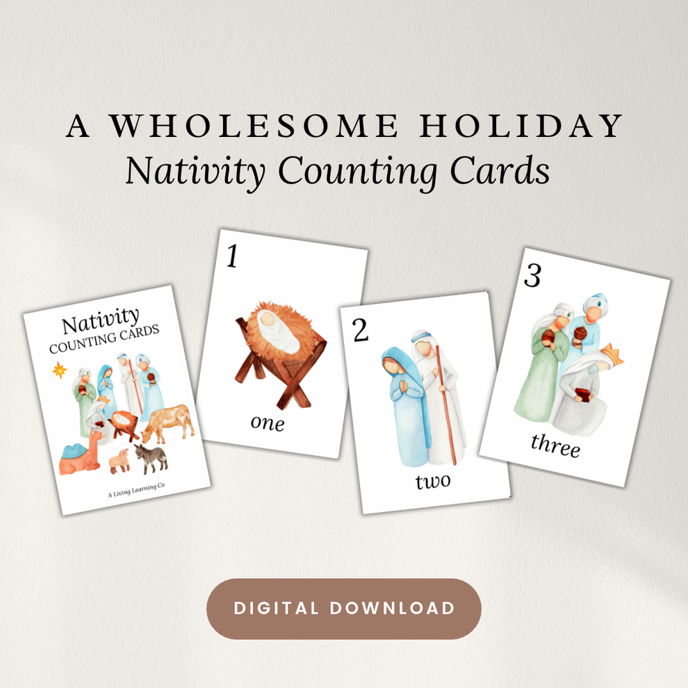 Nativity Counting Cards – A Living Learning Co